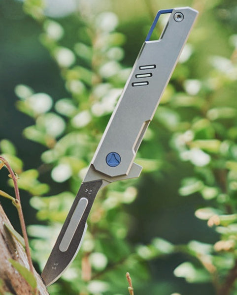 Titanium Pocket Knife of #24 Scalpel Blade – Logical Carry