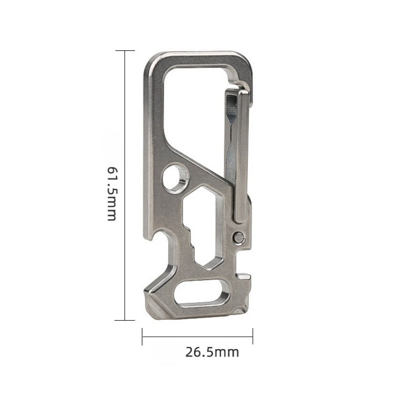 Versatile Titanium Keychain Buckle Carabiner – Logical Carry